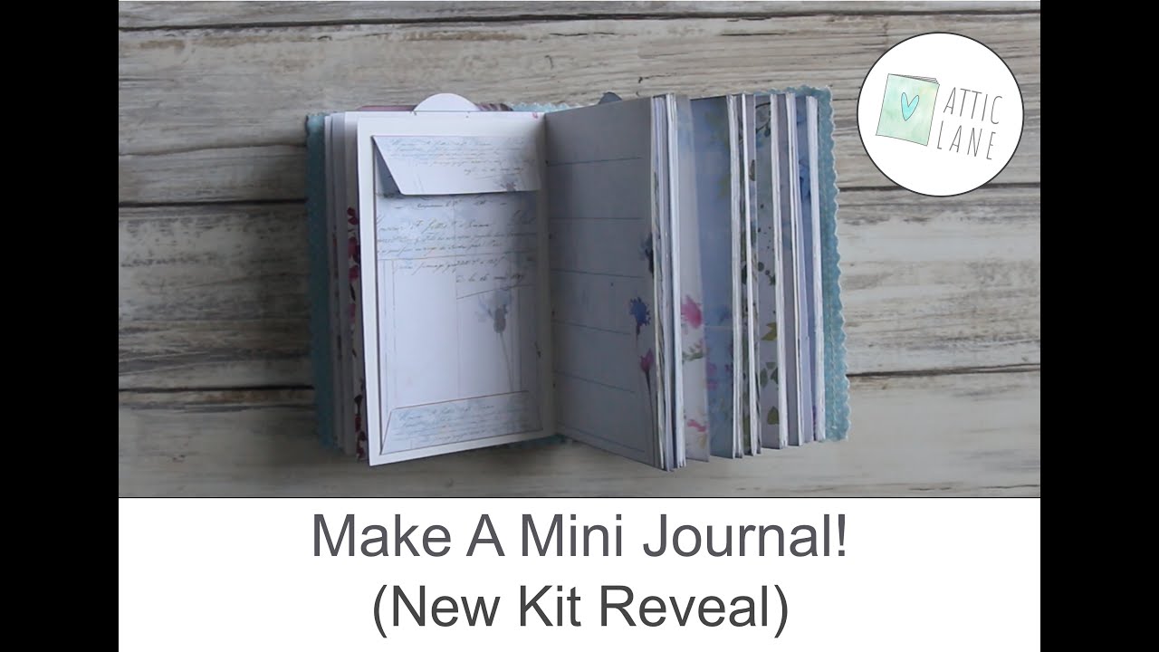 Make A Mini Journal! (New Kit Reveal) - YouTube