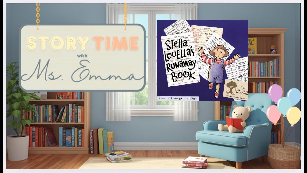READ ALOUD Stella Louella’s Runaway Book by Lisa Campbell Ernst - YouTube