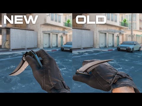 CS2 Bayonet, Butterfly and Flip - New changes in animations Comparison