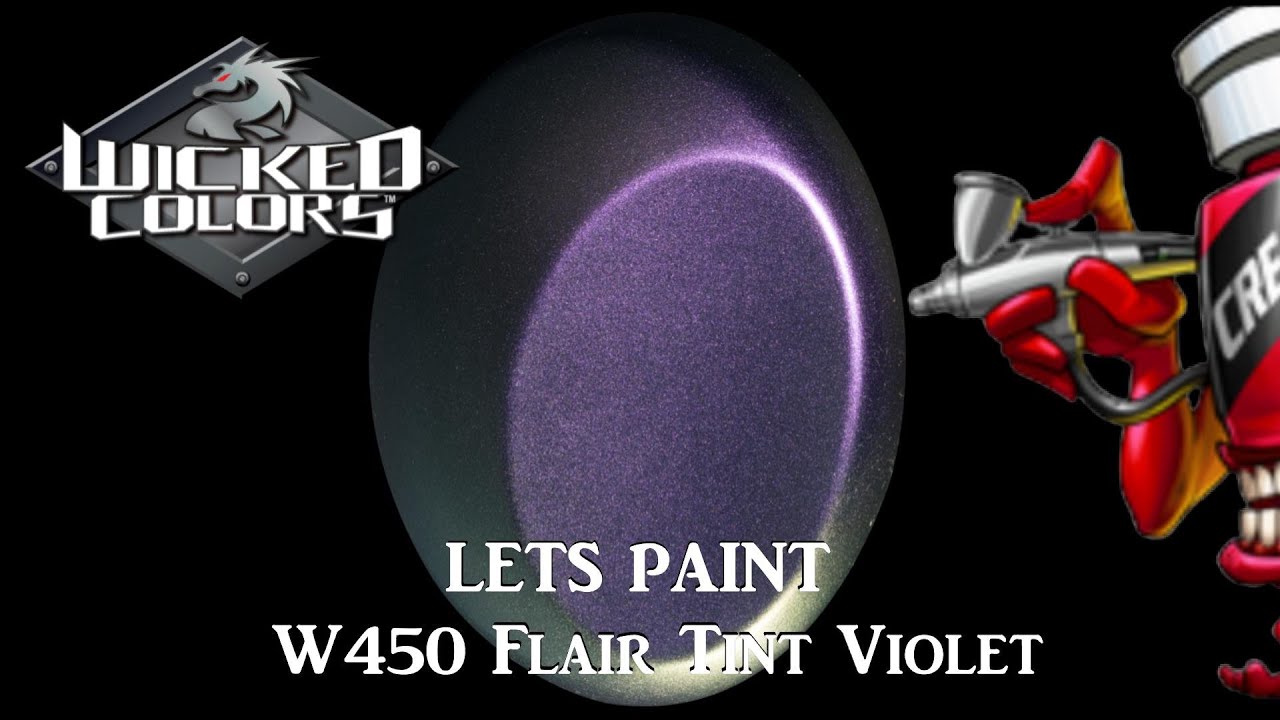 Lets Paint W450 Flair Tint Violet - YouTube