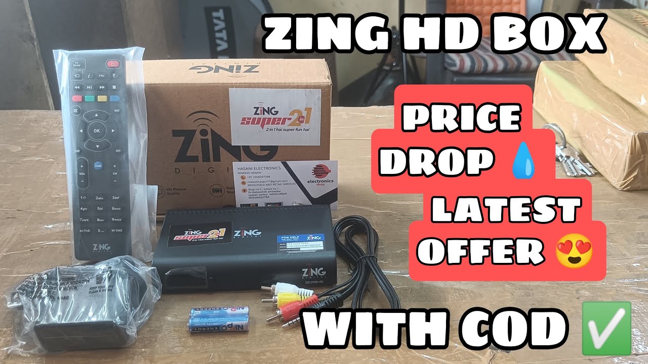 ZING SUPER 2 in 1 HD BOX - Unboxing and Latest Offer 2023 | Order COD # ...