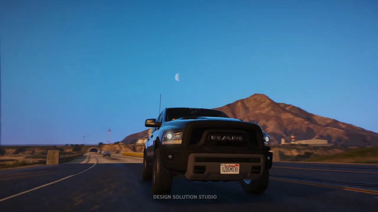 3D 건축시각화 디자인솔루션 - 3D animation 😉 Dodge Ram Rebel 1500 Driving in the ...