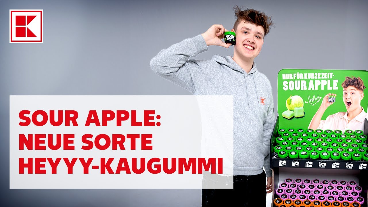 „Sour Apple“ - jetzt die neue HEYYY-Gum-Sorte probieren! | Kaufland ...