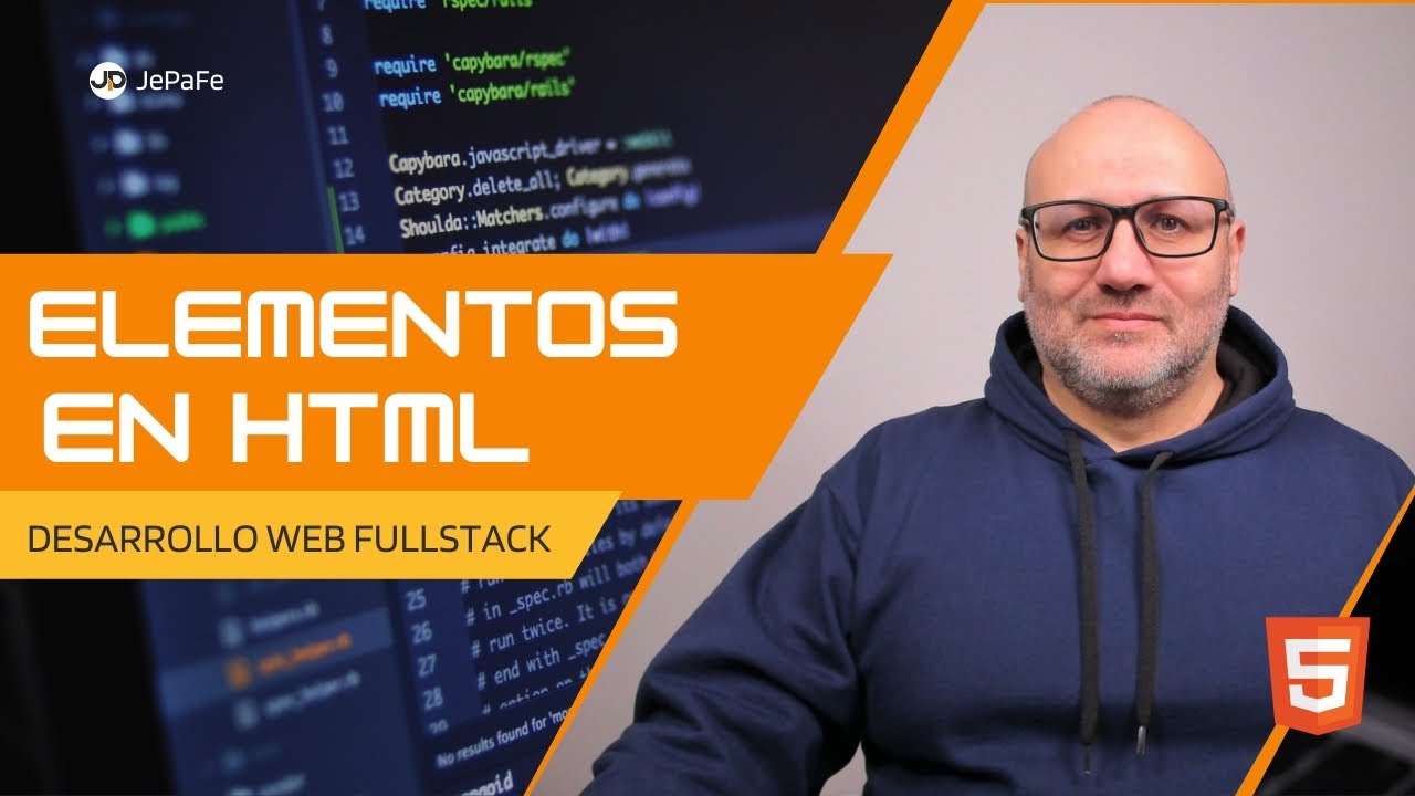 Elementos en HTML - Desarrollo Web Full Stack - YouTube