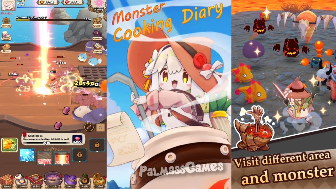 Monster Cooking Diary - Gameplay Android - YouTube