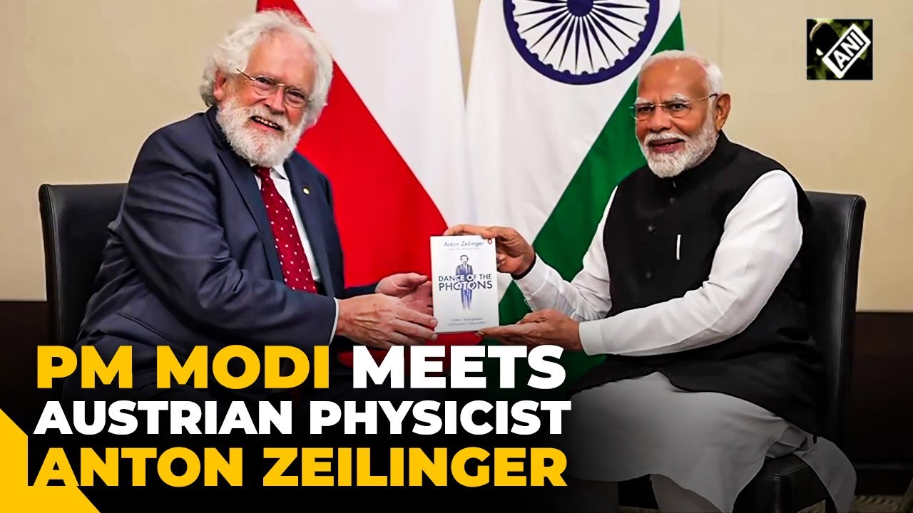 PM Modi meets Nobel laureate, Austrian physicist Anton Zeilinger in ...