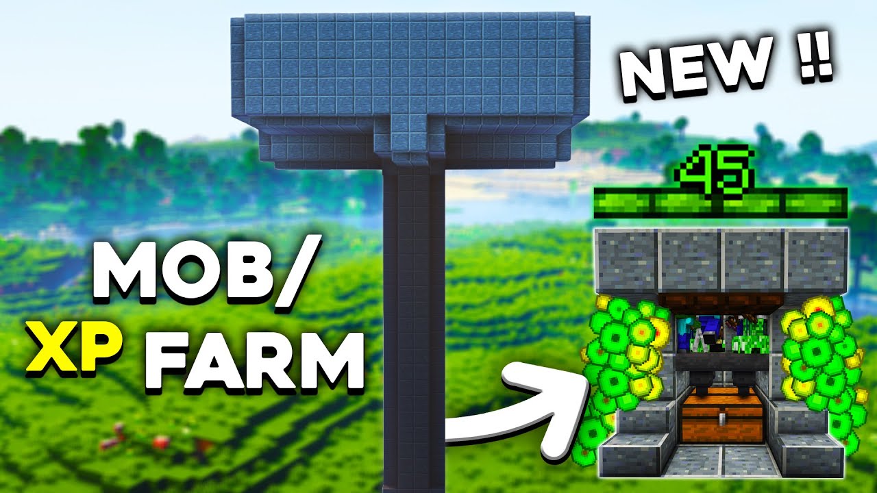 Minecraft EASIEST MOB XP FARM Tutorial 1.19 | Improved Version ! - YouTube
