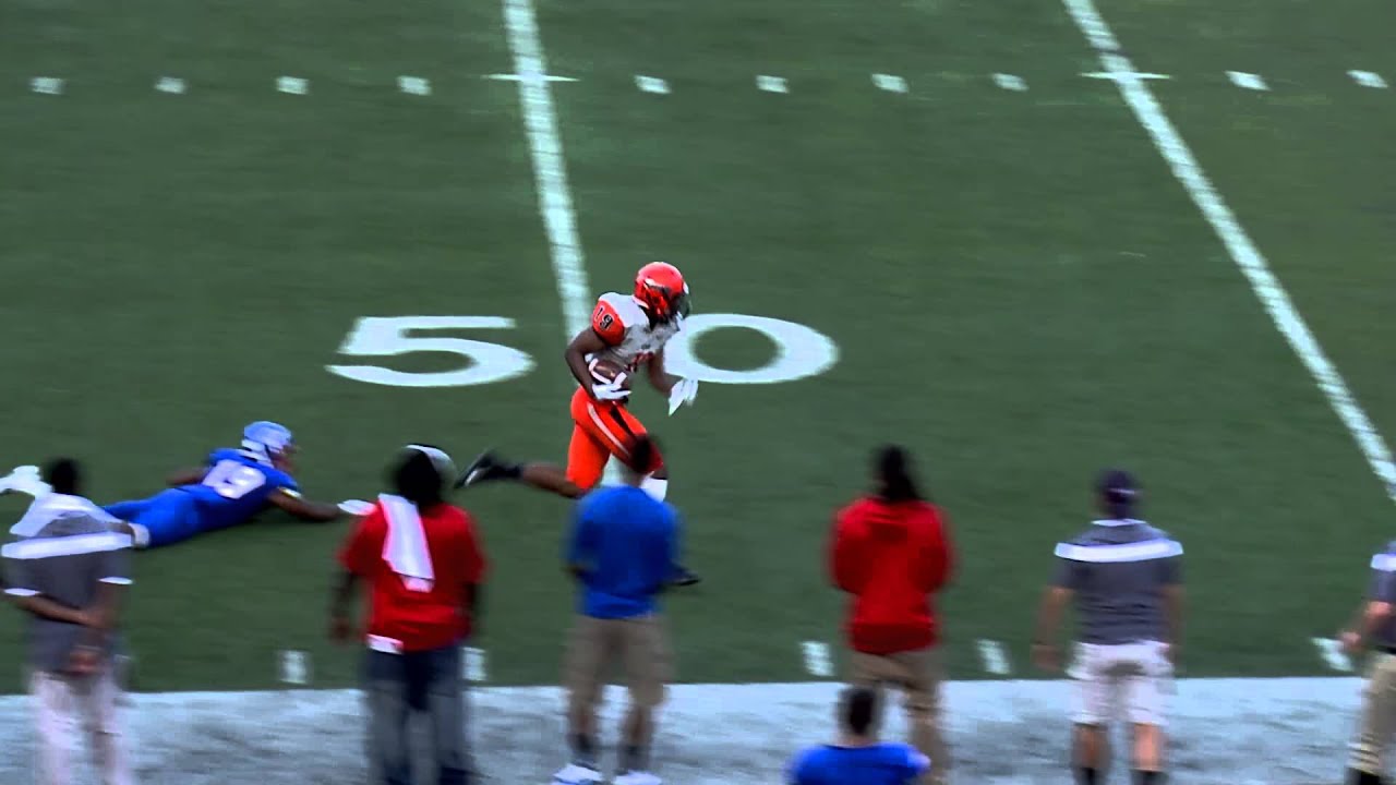 UPIKE Football - Shawntez Johnson 90-Yard Touchdown Catch - YouTube