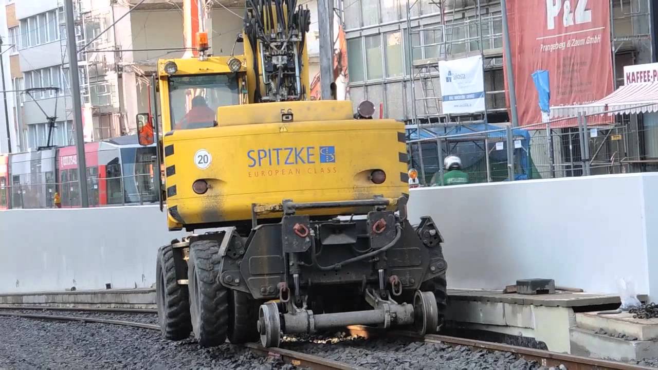 Bagger Bearbeitung spezial Gleis Bagger - YouTube