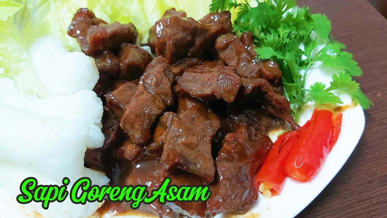 Resep Daging Sapi Goreng Asam Manis Gurih Enak Banget Rasanya Pas⁉️ ...