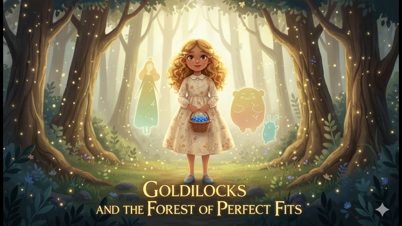 Goldilocks and the Forest of Perfect Fits | Fairy Tales for Children ...