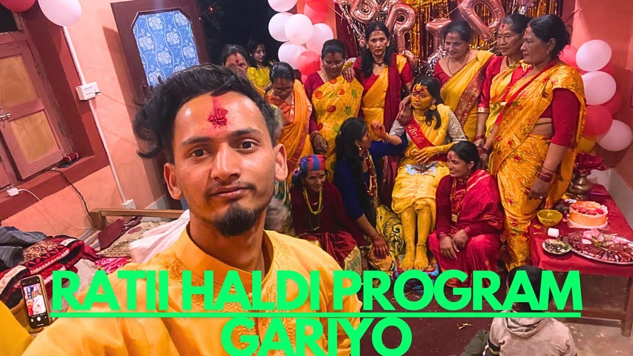 ratii 10 baje haldi program vayo Didi KO🙂🙂 because of.....??? - YouTube