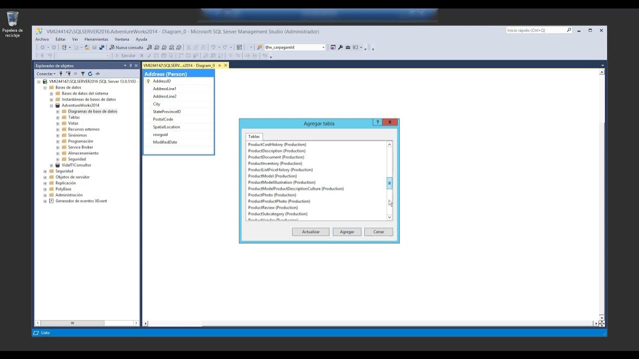 04. Crear Diagrama de base de datos. SQL Server básicos - YouTube