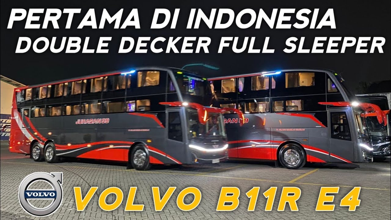 SLEEPER BUS TINGKAT TERMEWAH‼️PERTAMA DI INDONESIA SDD JETBUS 5 MILIK ...