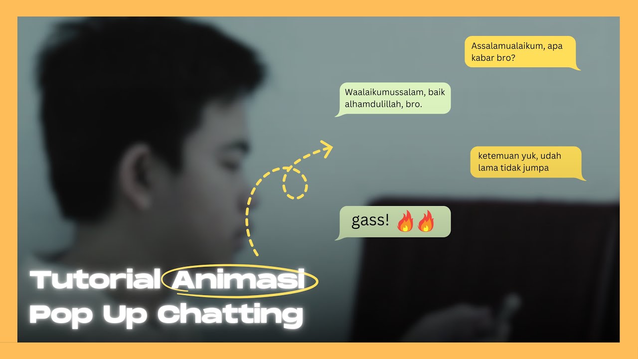 Cara Membuat Animasi Pop Up Chat | CapCut Tutorial - YouTube