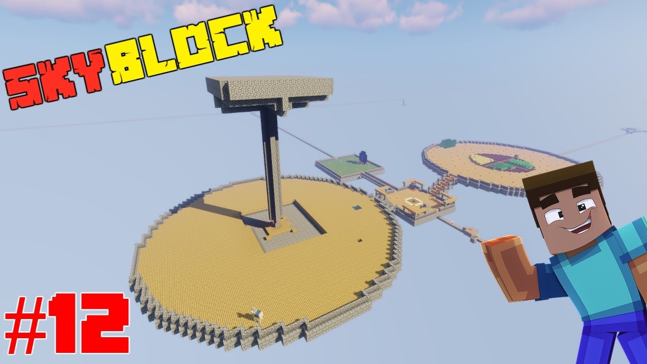 New Hostile Mob Farm | Minecraft Skyblock Timelapse | Episode 12 - YouTube