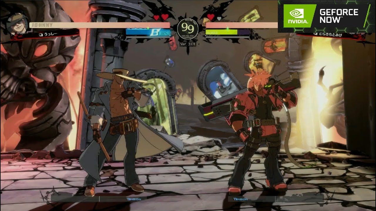 (GGST) Guilty Gear Strive Season 3-Johnny Gameplay on Geforce Now Cloud ...
