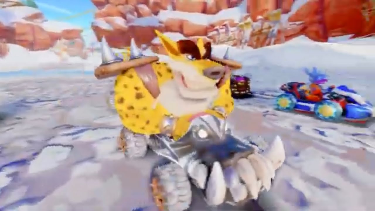 Crash Team Racing Nitro Fueled. A cheetah skin! Tiny Tiger Gameplay ...