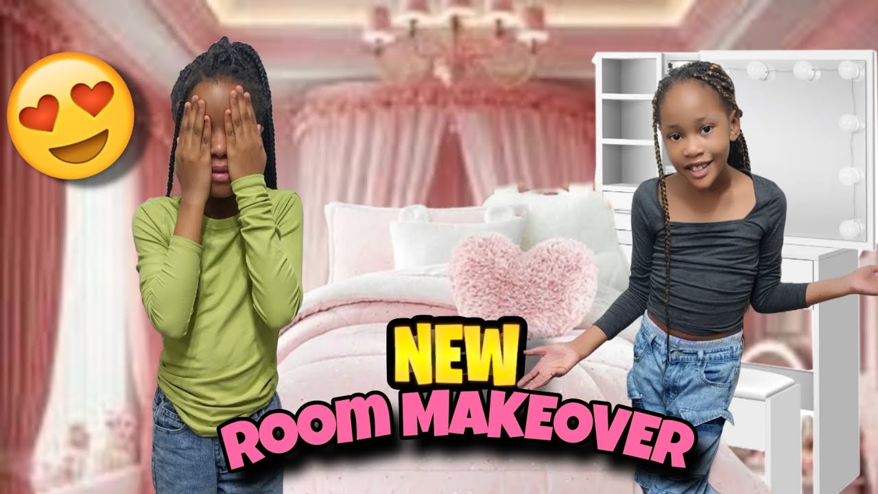 BEDROOM MAKEOVER: Girl new room Decor reveal | New Room Tour 2025 - YouTube