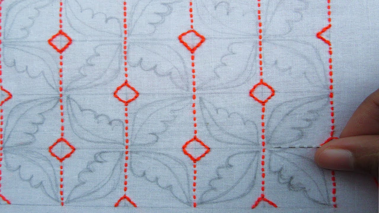 Hand Embroidery, Latest Nakshi Katha Design 2019, Nakshi Katha ...