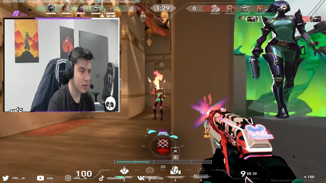 Liquid Nats GAMEPLAY VIPER! FULL MATCH! VALORANT RADIANT RANKED ...