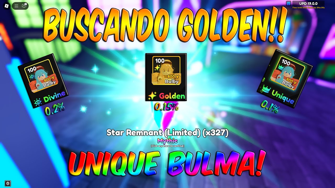 Buscando Golden Bulma! Golden Inesperado! Anime Adventures - YouTube