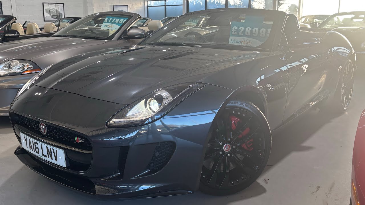 2016 Jaguar F-Type 3.0 V6 S 380 RWD Coupé (Storm Grey) | Exhaust ...