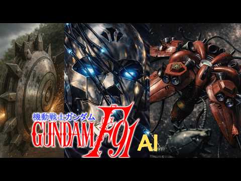 【AI REAL 機動戦士ガンダム F91】AI実写風MV『COSMO BABYLONIA – Vanguard Anthem』#鉄仮面 ...