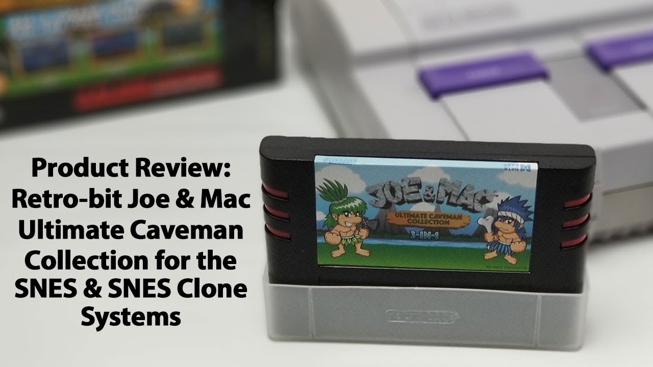 Retro Cartridge Product Review - Retro-bit Joe & Mac Ultimate Caveman ...