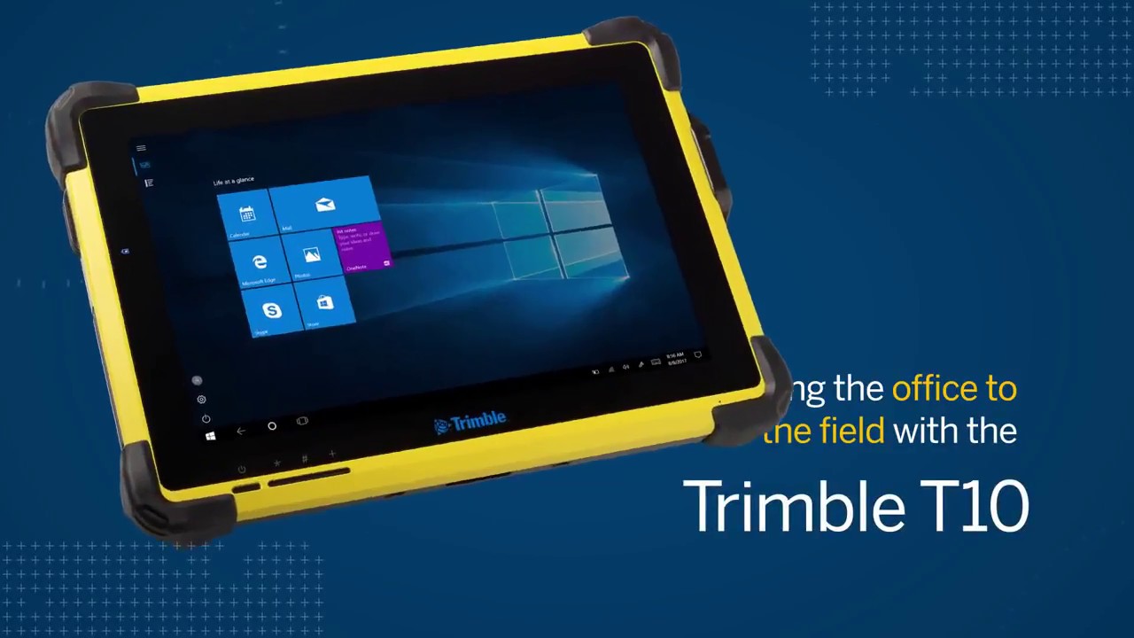 Trimble T10 Tablet - YouTube