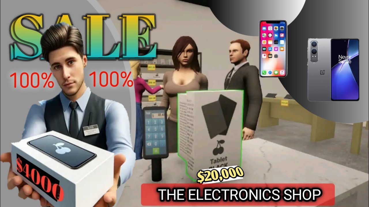I Become a Electronic shop's manager | Electronics game 3d simulator ...
