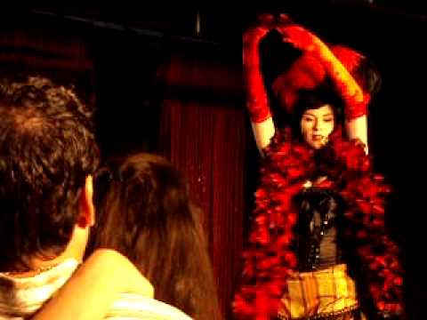 Burlesque striptease part 1 of 2 in Beverly Hills - YouTube