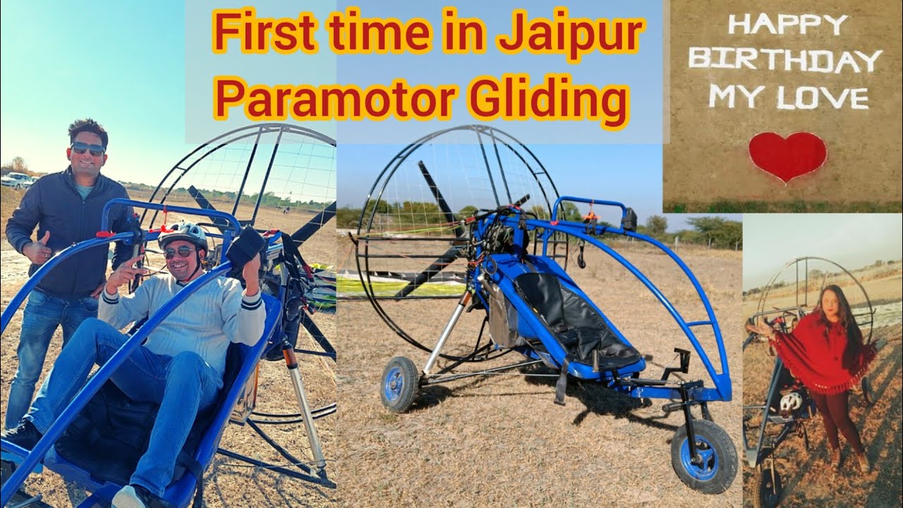 Paragliding in Jaipur | Paramotor Paragliding🪂| First time in Jaipur Rajasthan | Garudraj ...