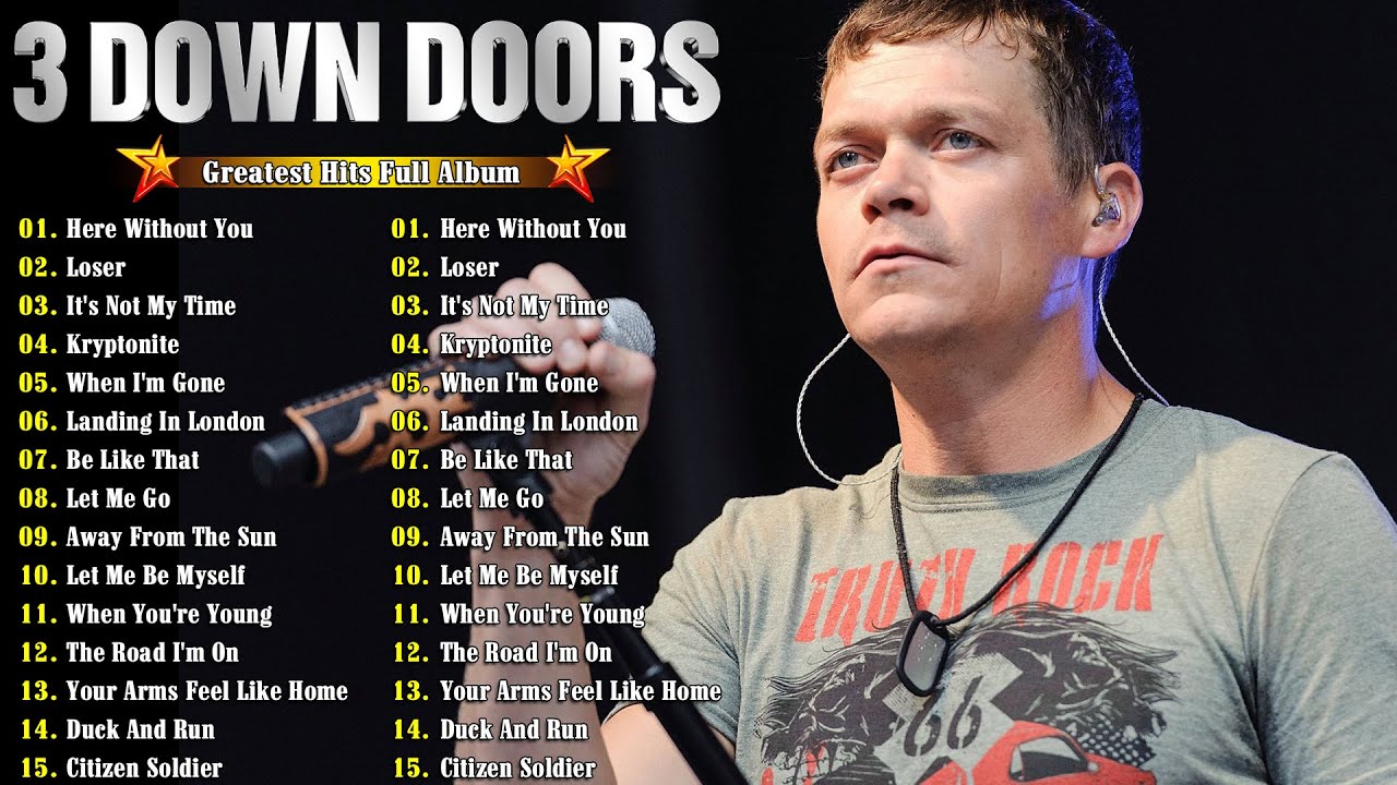 3 Doors Down Greatest Hits Full Album - Best Songs Of 3 Doors Down - 3 ...