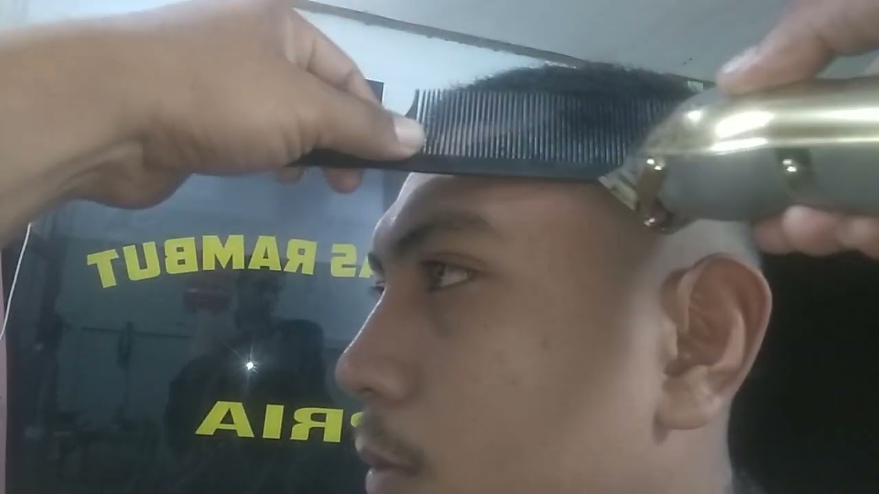 Cara Potong Rambut French Crop - YouTube