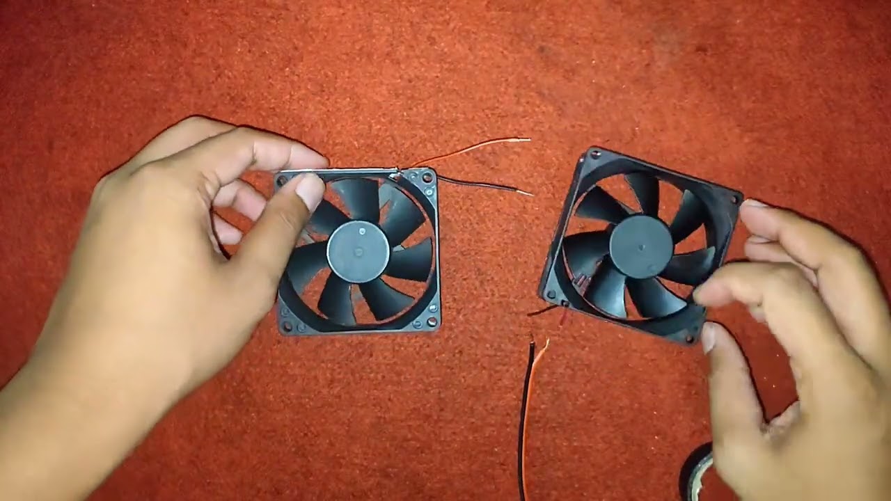 Cara menghidupkan Fan PC 12 volt dengan Charger atau Adaptor- Fan ...