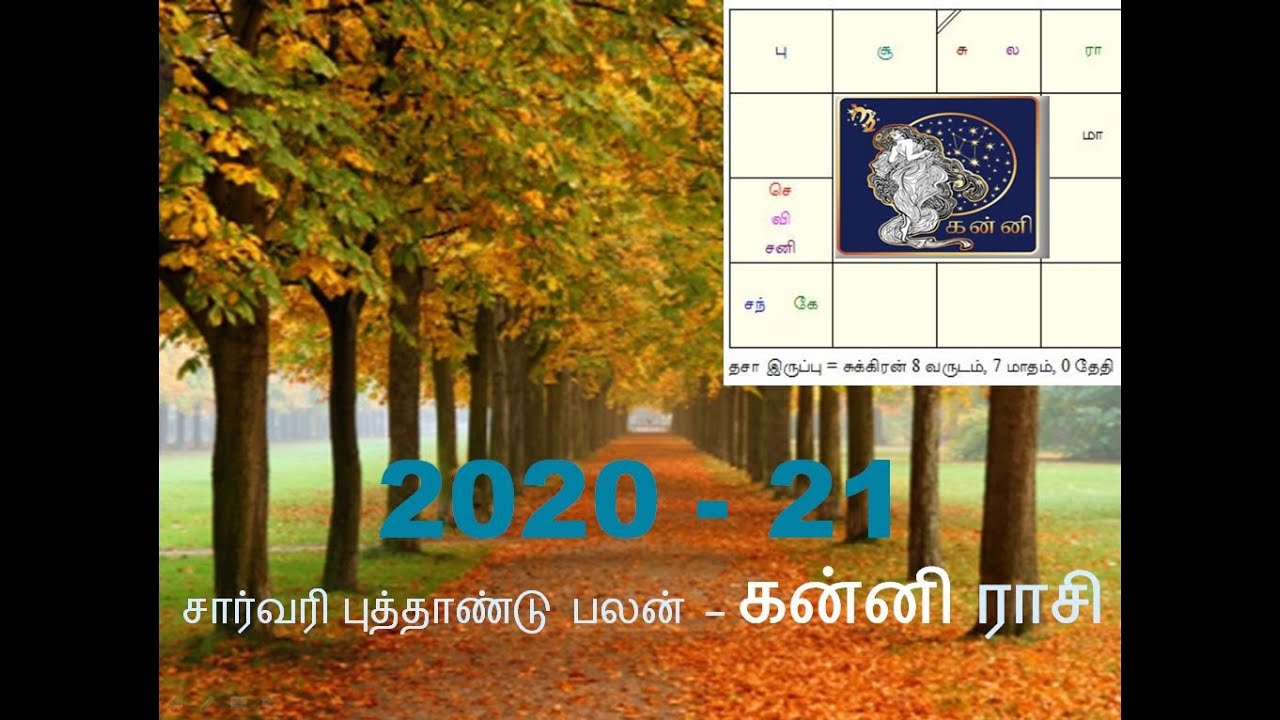 Tamil Sarvari Aandu Palan in tamil Kanni Rasi : சார்வரி புத்தாண்டு ...
