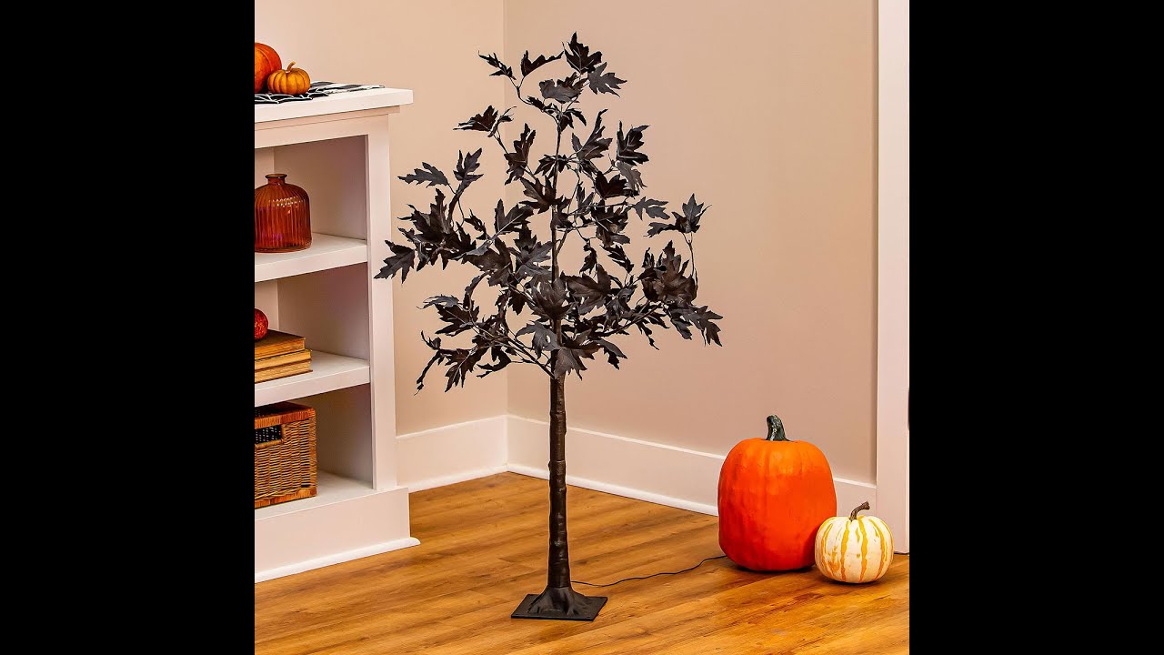 Indoor/Outdoor LED Black Maple Tree - YouTube