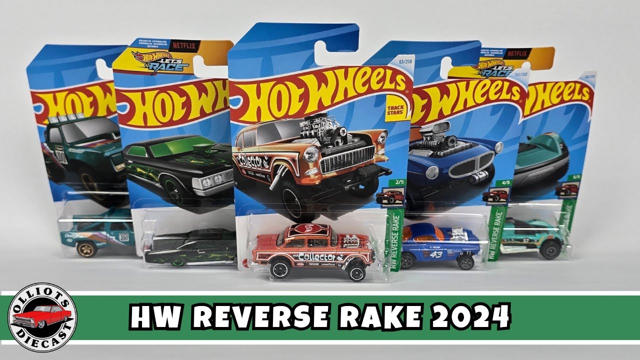 Hot Wheels Reverse Rake 2024 - The Complete Set - YouTube