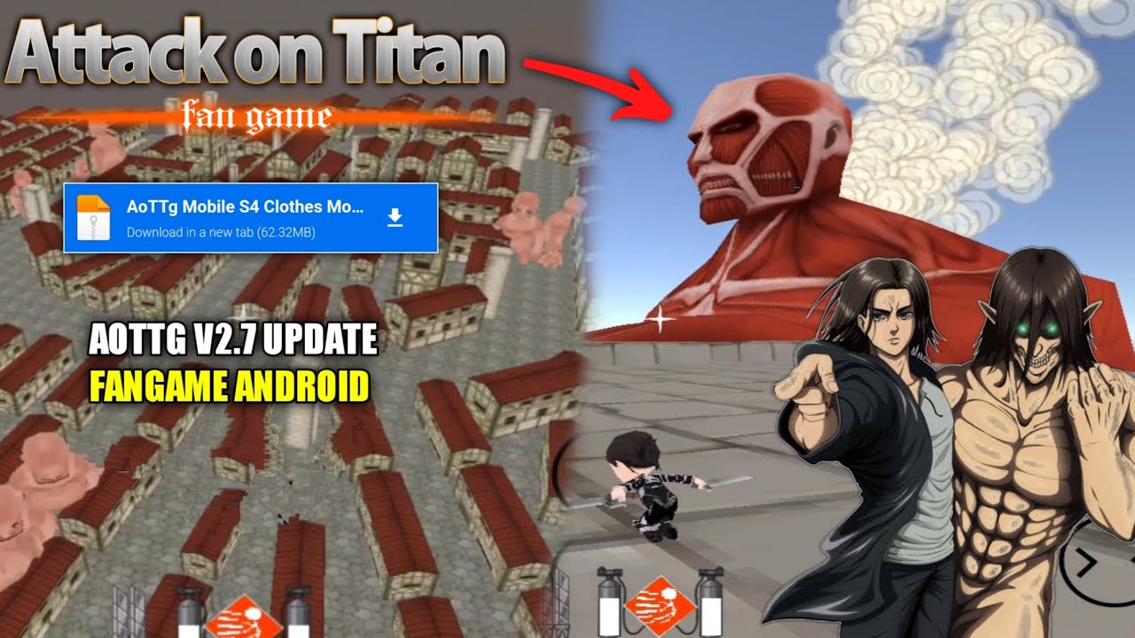 New Update | Attack On Titan Game Aottg Android | Aottg Fangame Android ...