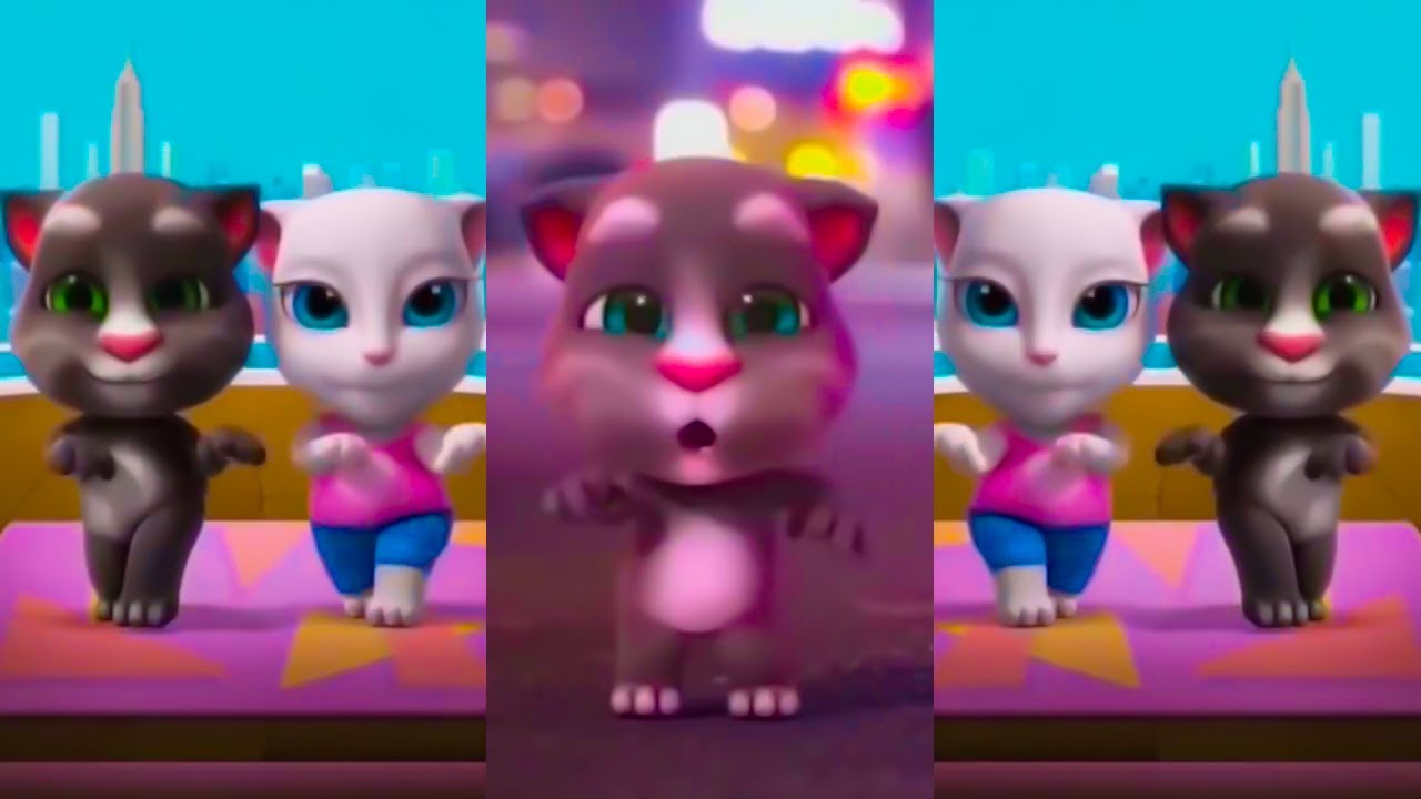 😱Talking Tom & Talking Angela Dance | Talking Tom Dancing | Cute Baby ...