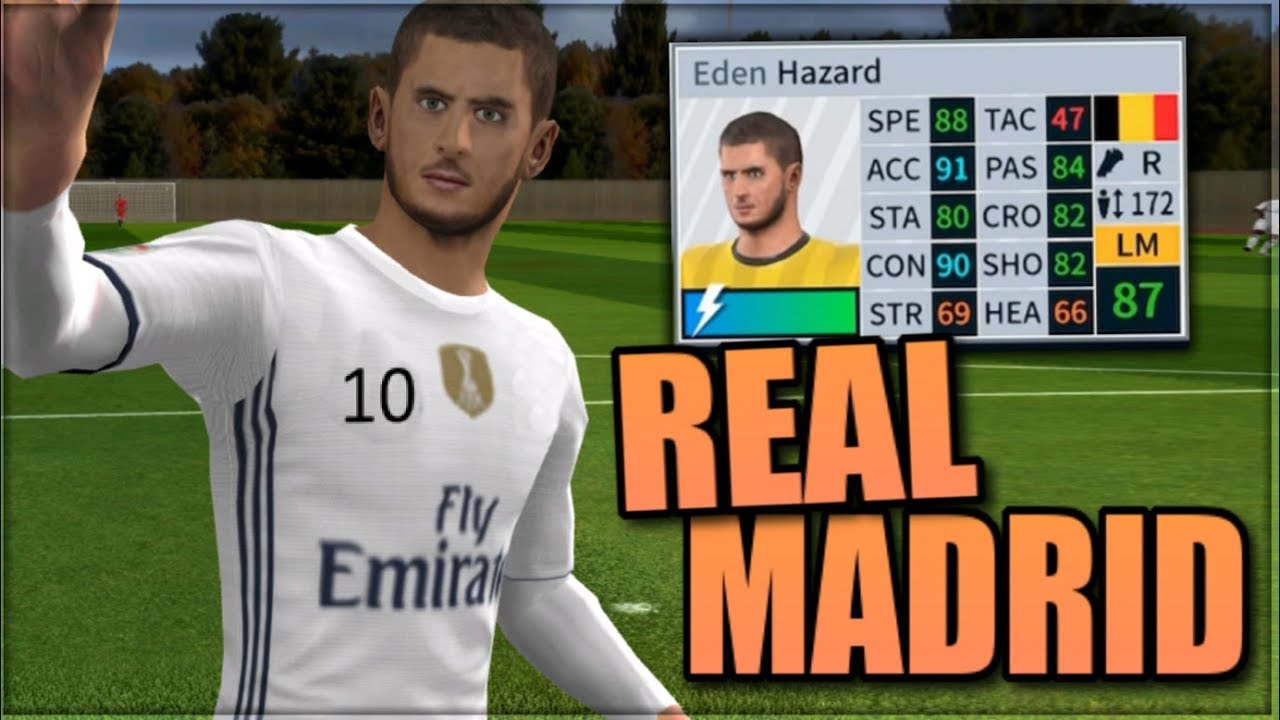 Real Madrid Eden Hazard Transfer Challenge! : Dream League Soccer 2019 ...
