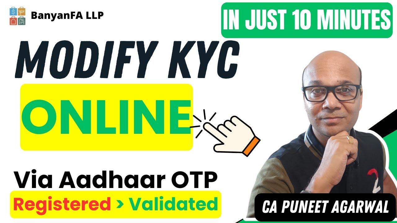 How to Modify Your KYC (Know Your Customer) Online 2024 | Tutorial ...