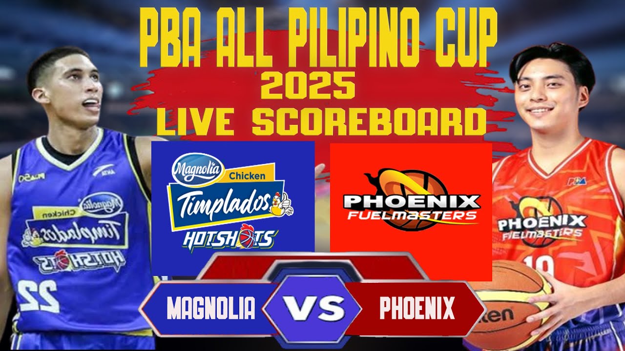 PBA LIVE 🔴 MAGNOLIA HOSTSHOTS VS PHOENIX FUEL MASTER - PBA ALL FILIPINO ...