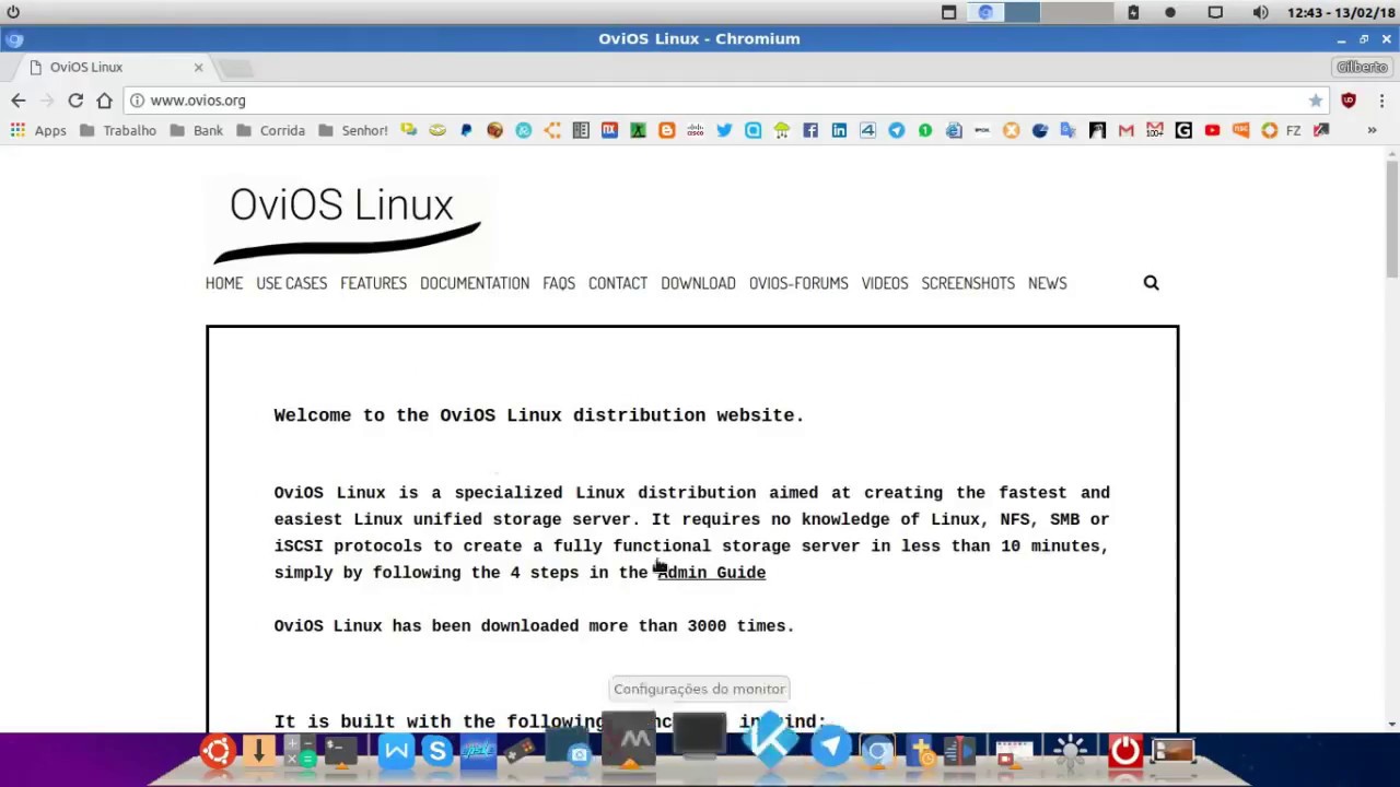 Conhecendo OviOS Linux - Sistema Linux para Storage - YouTube