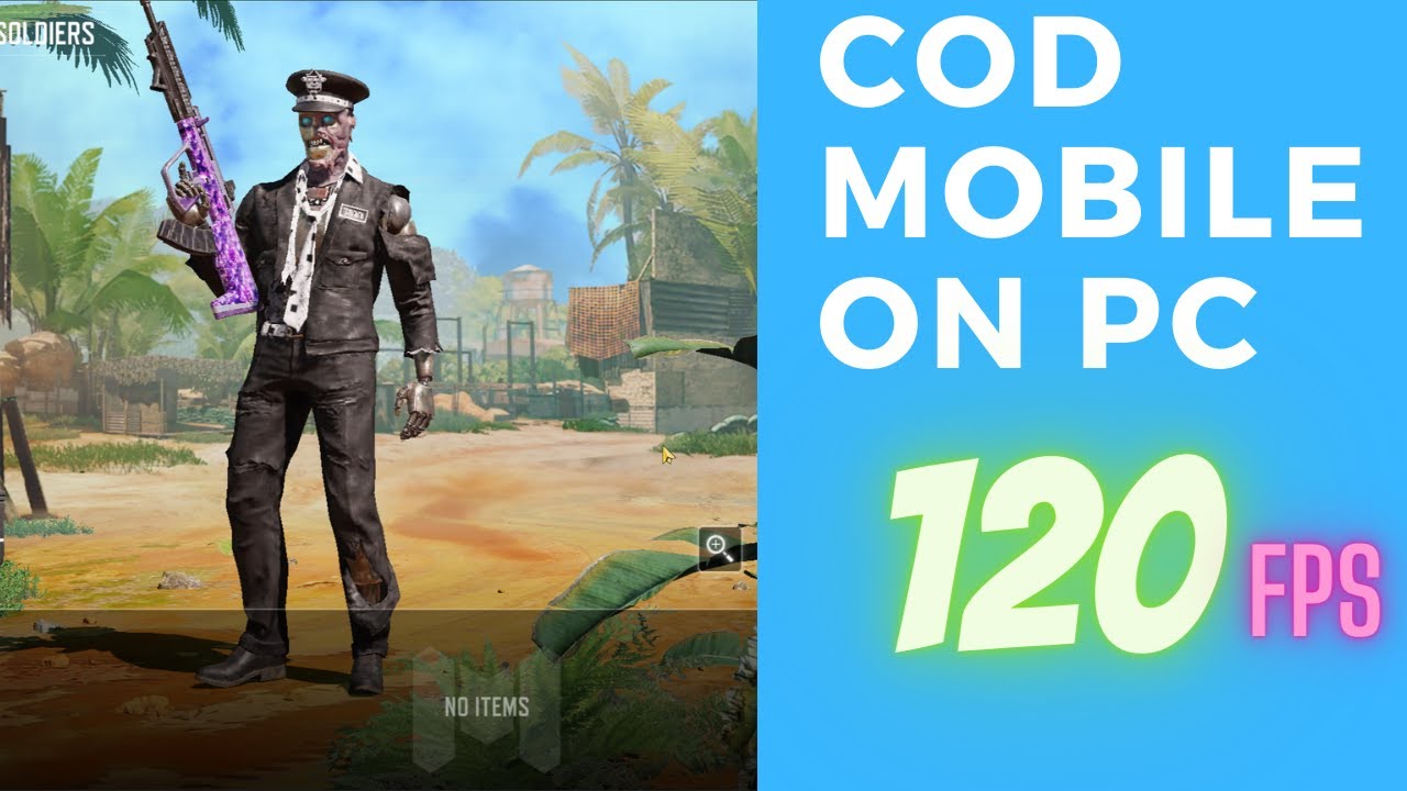 call of duty mobile ultra fps | 120 fps on PC - YouTube
