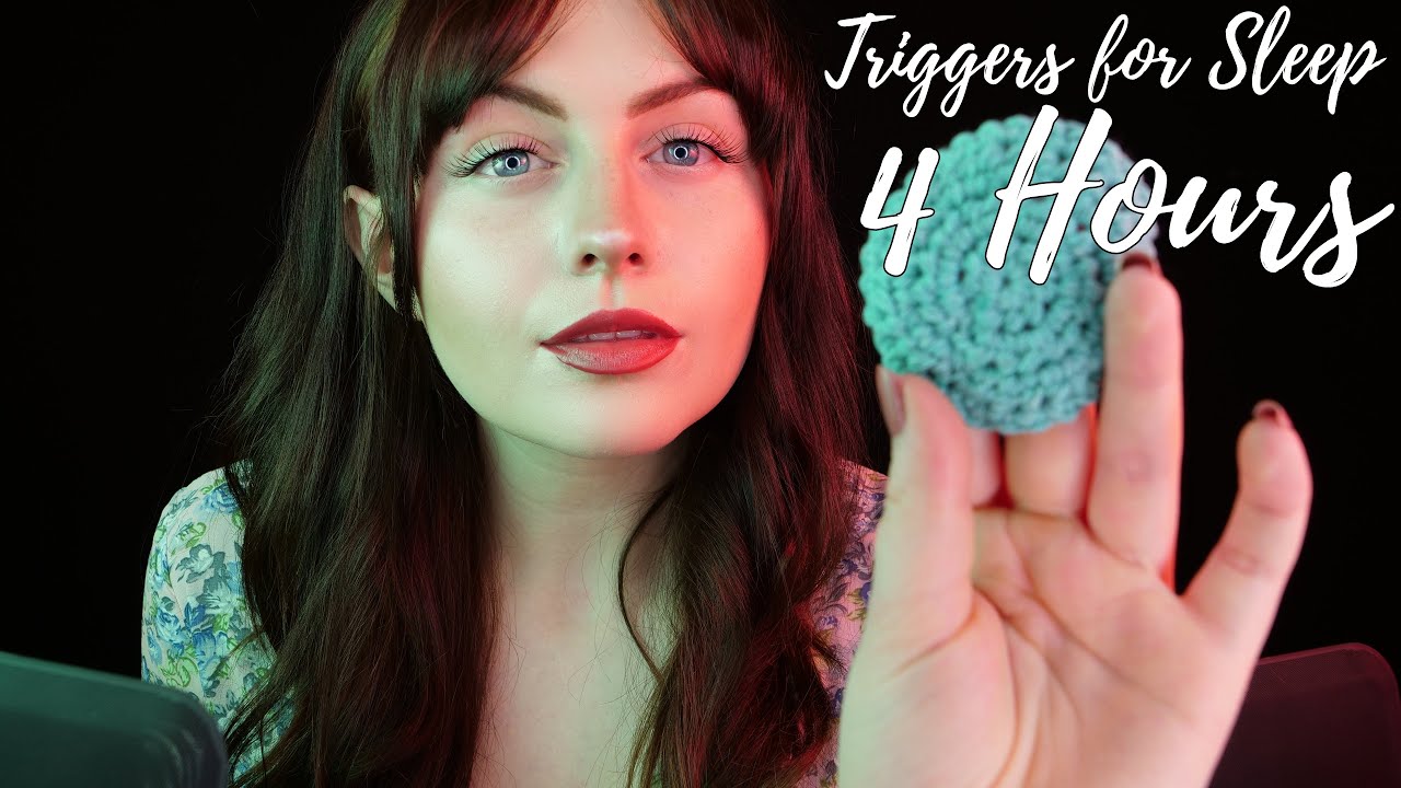 [ASMR] 4 HOURS of Relaxing Triggers for SLEEP - YouTube