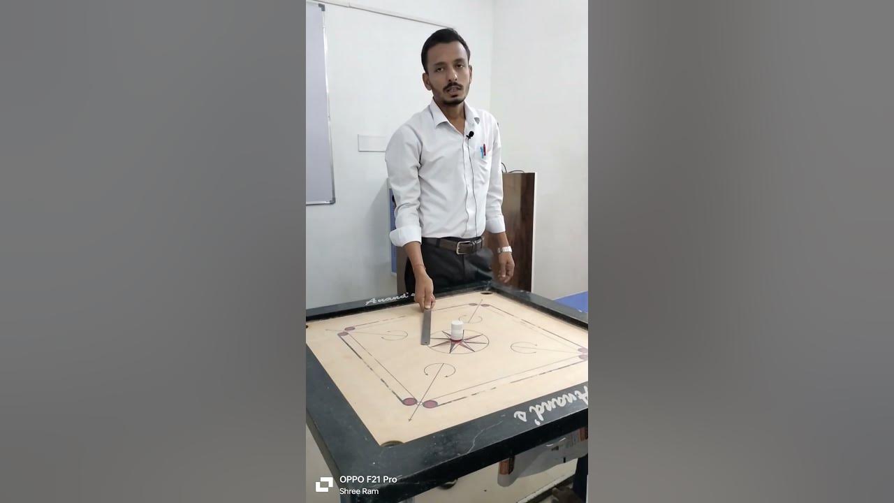 Demonstration of Newton's first law by using carrom board #viral #shorts #science #trending ...