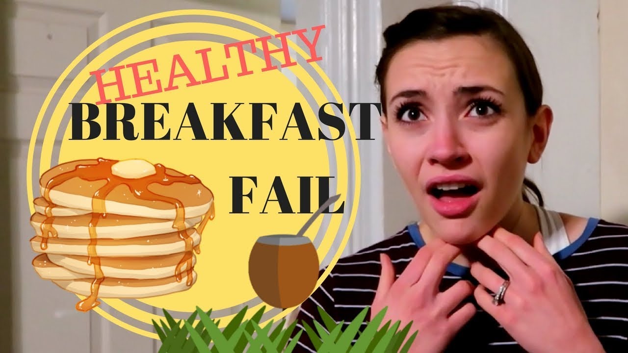 HEALTHY BREAKFAST FAIL | Banana Cookie/Pancakes & MATE (Herbal Tea ...