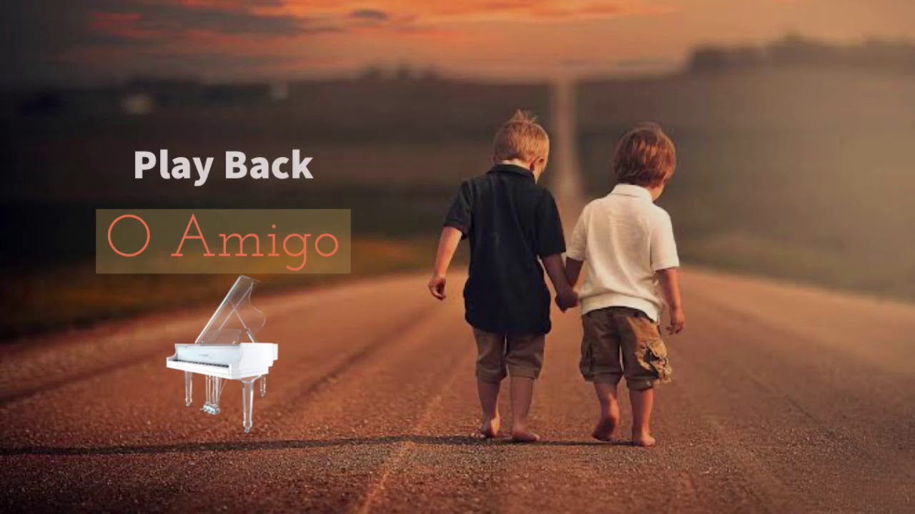 O AMIGO - PLAY BACK PIANO COM LEGENDA VERSÃO AMANDA WANESSA - YouTube